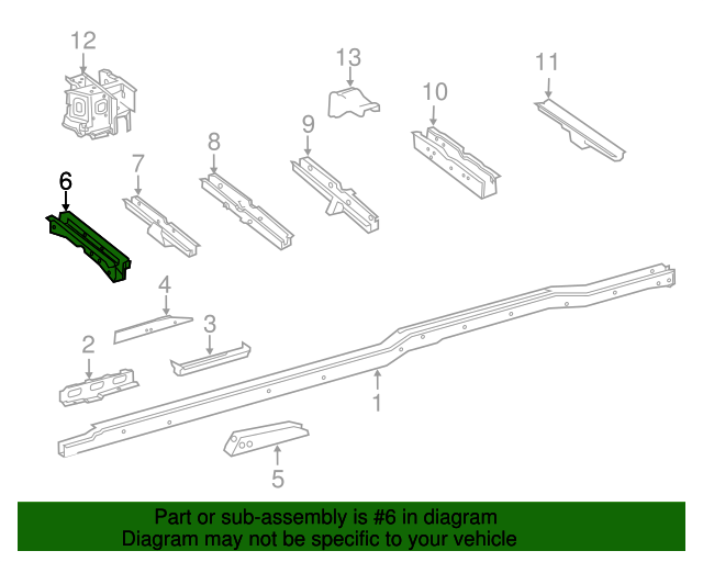2014-2018 Mercedes-Benz Cross-Member 906-310-94-37 | MB OEM Parts
