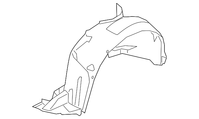 2019-2024 Audi Q3 Fender Liner 83A-821-172-G | Audi USA Parts