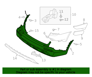 86610-R5000 - Bumper Cover 2021-2023 Kia Sorento | Kia.Parts Store
