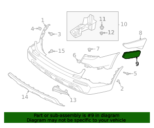 2021-2022 Kia Sorento Bumper Cover Insulator 866V1-R5000 | OEM Parts Online