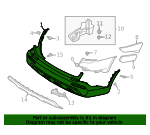 86610-R5000 - Bumper Cover 2021-2023 Kia Sorento | Kia.Parts Store