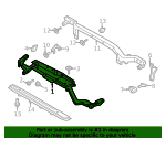 Genuine OEM Ford Part - Upper Tie Bar KT4Z-16138-C | Genuine OEM Ford ...