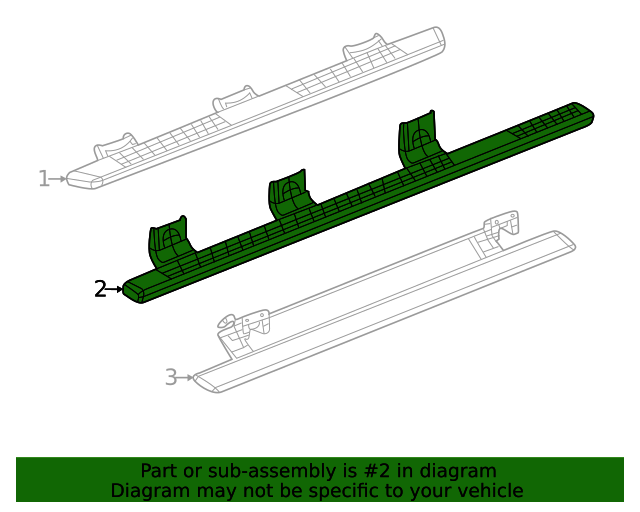68310002AC - Side Step Right - 2019 Ram 1500 | Mopar Parts Canada