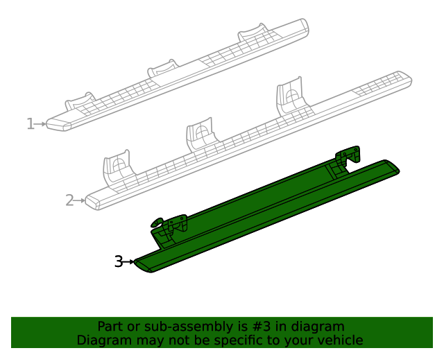 2020 Ram 1500 Running Board 68461582AA | TascaParts.com
