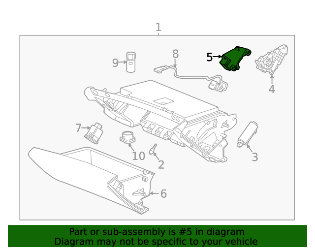 2020-2022 Chevrolet Corvette Actuator Cover 84225537 | GMPartsDirect.com