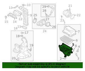 28112-H9100 - Lower Housing 2018-2023 Kia Rio | Kia.Parts Store