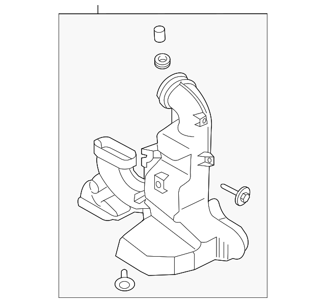 2020-2023 Kia Rio Resonator 28212-H9650 | TascaParts.com