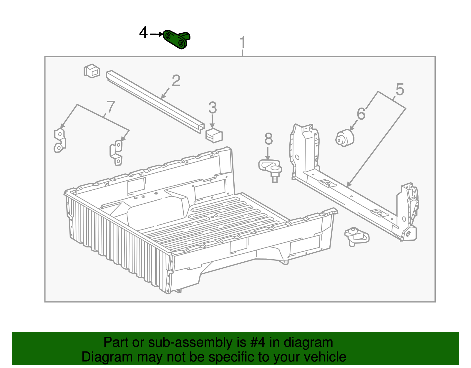 2016-2023 Toyota Tacoma Front Reinforced Pin 64933-04010 | Toyota Parts ...