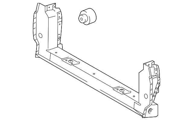 2016-2019 Toyota Tacoma Rear Cross Sill 65204-04010 | OEM Parts Online