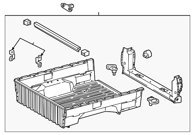 65100-04520 - Inner Box Assembly - 2020 Toyota Tacoma | Sparks Parts