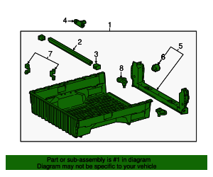 65100-04520 - Inner Box Assembly - 2020 Toyota Tacoma | Sparks Parts