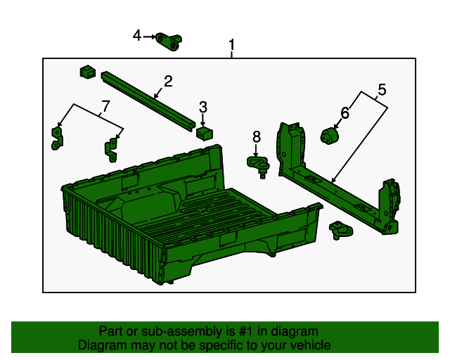 2020-2023 Toyota Tacoma Inner Box Assembly 65100-04530 | OEM Parts Online