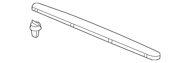 91513-SJC-A01 - Clip Garnish - 2006-2014 2017-2020 Honda Ridgeline ...