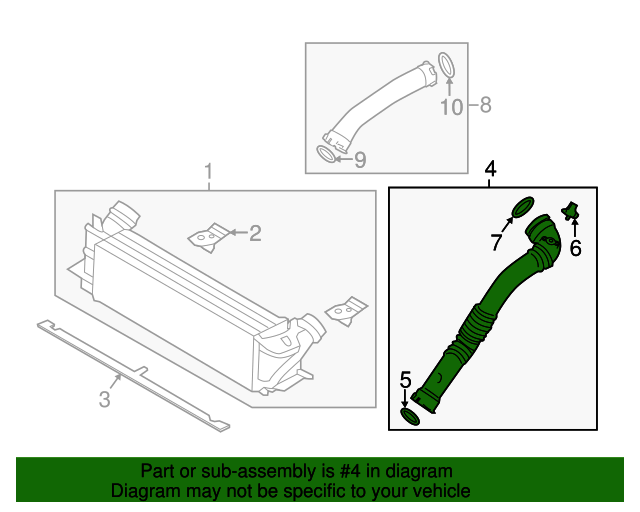 13-71-7-612-096 - Air Duct 2012-2016 BMW | BMW Parts Warehouse