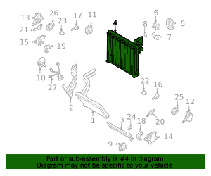 2022-2024 Genesis Evaporator Core 97139-AR000 | QuirkParts