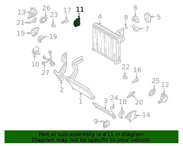 2017-2023 Hyundai Door Actuator 97163-E4000 | OEM Parts Online