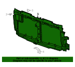 2020-2023 Chevrolet Front Bumper Shutter 84735804 GM | GMPartsDirect.com