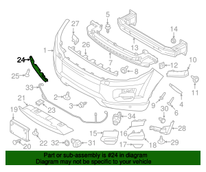 2012-2015 Land Rover Range Rover Evoque | Lower Deflector | LR026536 ...
