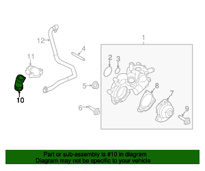 2009-2012 Ford Hose 9L8Z-8A577-A | QuirkParts
