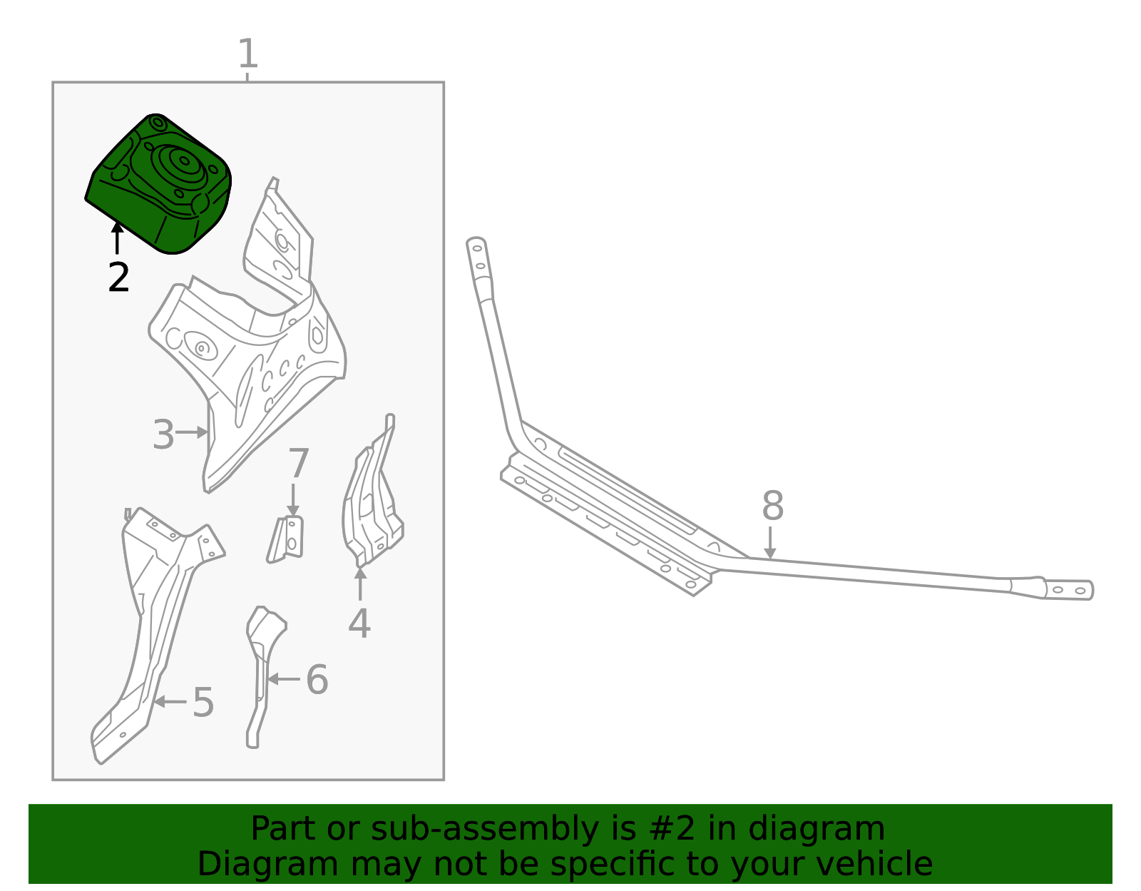 1EA-809-122-A - 2021-2024 Volkswagen ID.4 - Mount Plate | World VW Parts