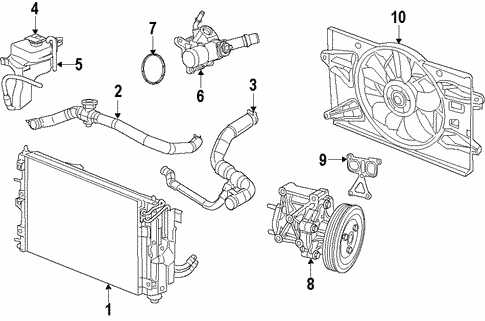 Radiator & Components for 2017 Chrysler 200 | Mopar Wholesale Parts