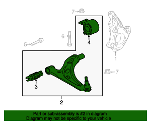 2018-2024 GM W (S)Arm (Replaces Part Number 84263008) 85117100 GM ...