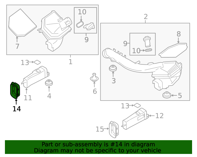 Genuine BMW 13-71-8-622-986 | Intake Duct | FREE Shipping on Most ...