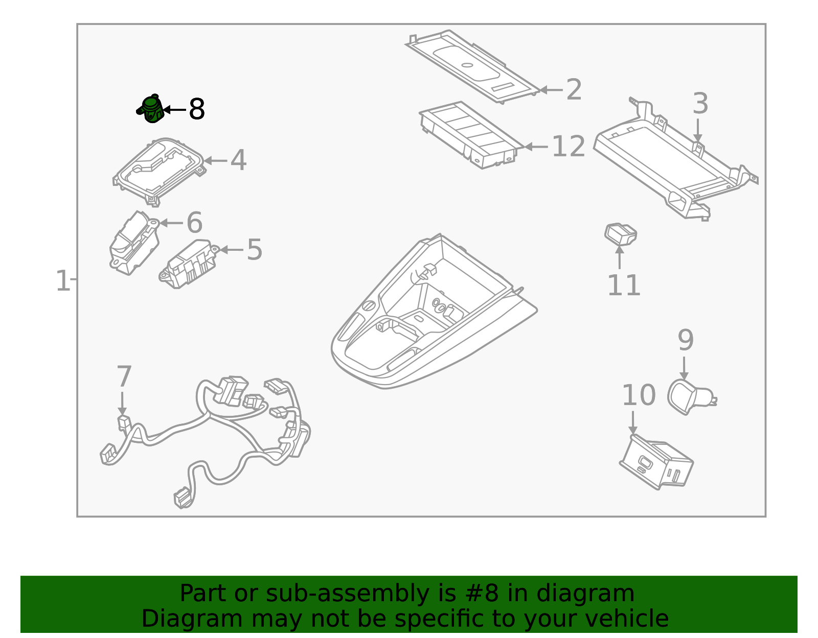 2023-2025 Kia Soul Power Switch 93500-K0005 | OEM Parts Online