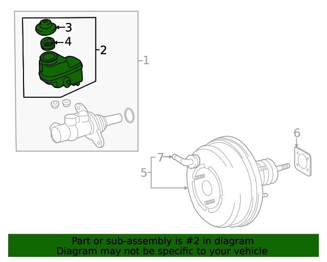 47220-0R090 - Master Cylinder Reservoir - 2019-2023 Toyota RAV4 ...