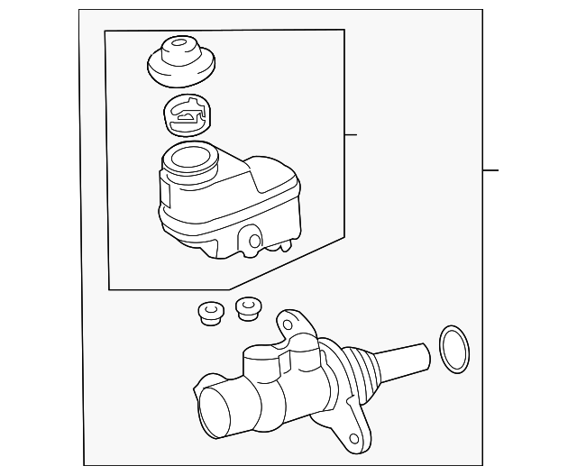 2019-2024 Toyota RAV4 Master Cylinder 47201-0R130 | Lithia Toyota Parts