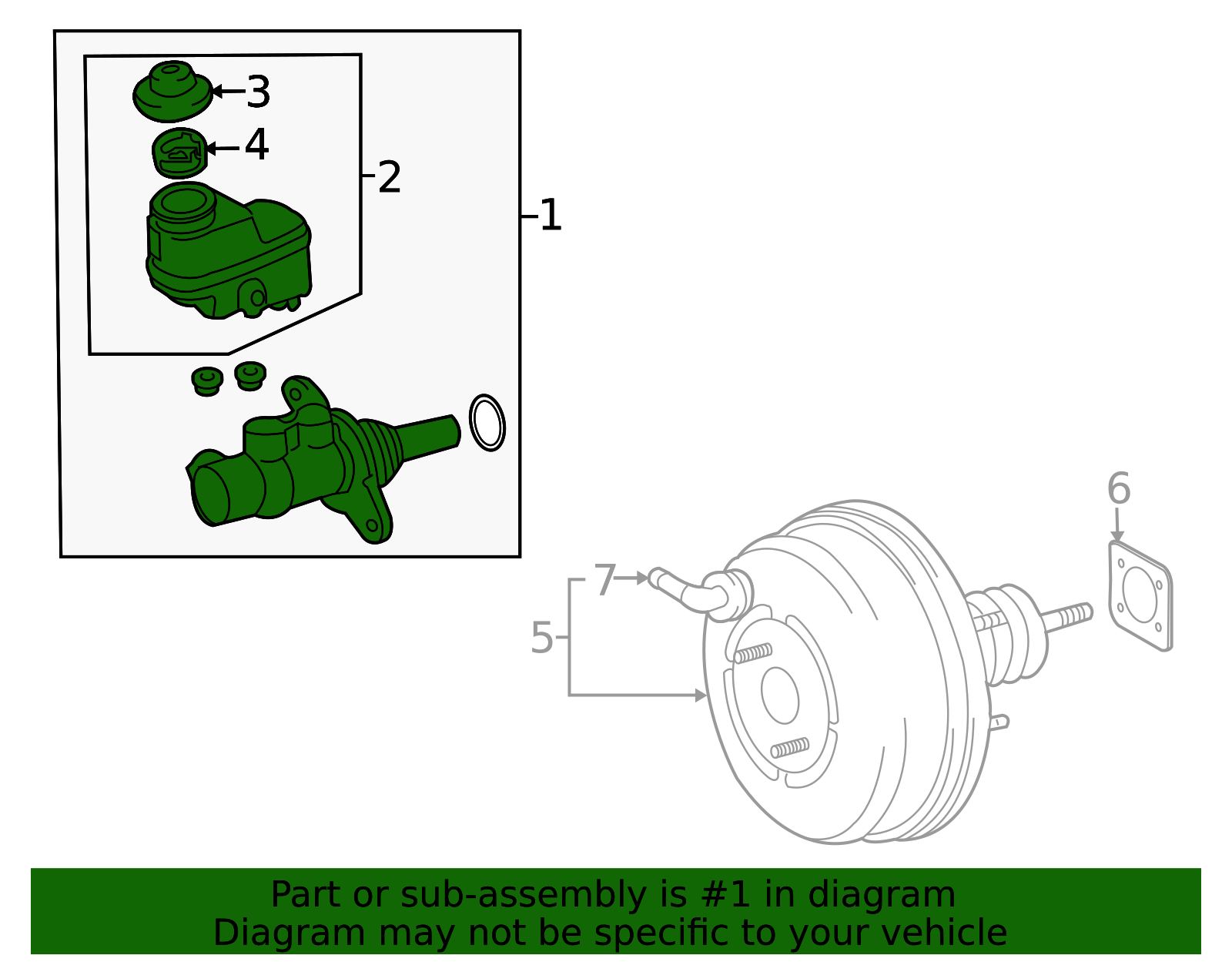 2019-2024 Toyota RAV4 Master Cylinder 47201-0R130 | Lithia Toyota Parts