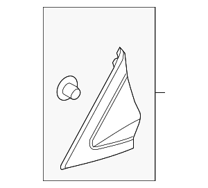 86190-S1100 - Upper Molding - 2019-2023 Hyundai Santa Fe | World OEM ...