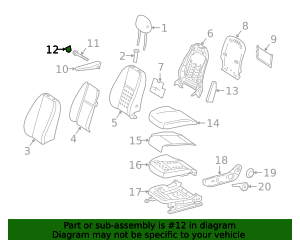 907-973-02-00-9051 - Armrest Cap 2019-2021 Mercedes-Benz | Mercedes ...