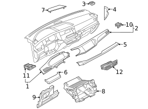 2022-2024 Volkswagen Taos Cover Panel 2GJ-858-416-B-8Z6 | OEM Parts Online