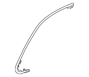 84837699 - Front Passenger Side Door Window Upper Reveal Molding 2019 ...
