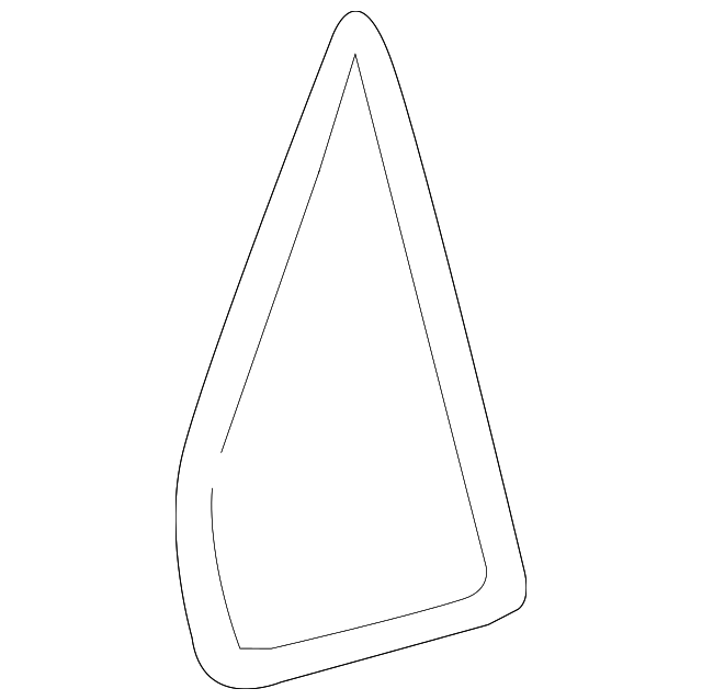 2019-2024 GM Front Driver Side Door Window Frame Front Applique ...