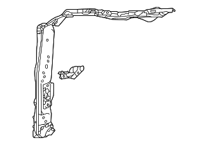 2021-2023 Toyota Venza Radiator Support Side Panel 53203-48902 | Toyota ...