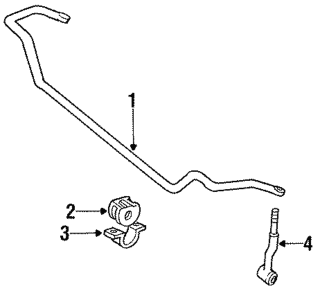 1985-2001 Jeep Stabilizer Link Bushing 52001132 | TascaParts.com