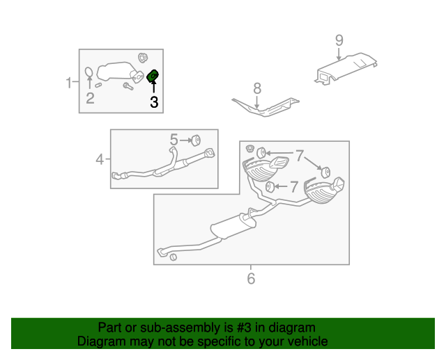 2007-2017 GM Catalytic Converter Gasket 15912027 GM | GMPartsDirect.com