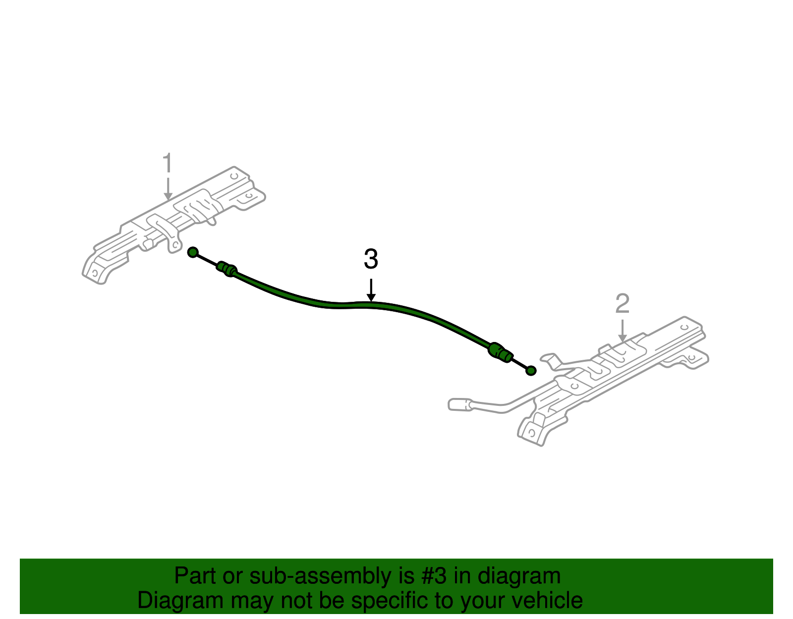 1995-2004 Toyota Tacoma Seat Flex Cable 72210-35010 | OEM Parts Online
