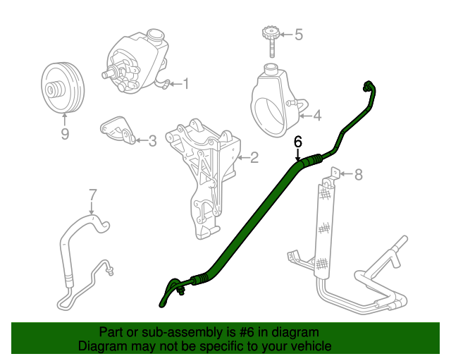 15295842 Hose - New OEM Part From GM Parts Direct | GM Parts Store