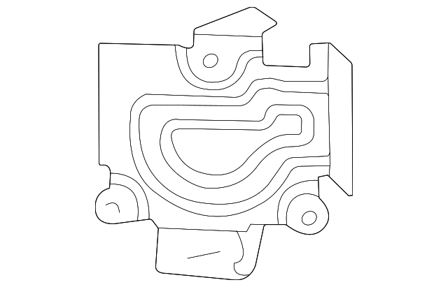 88161-08010 - Blind Spot Radar Mount Bracket - 2021-2022 Toyota Sienna ...