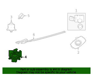 88161-08010 - Blind Spot Radar Mount Bracket - 2021-2022 Toyota Sienna ...