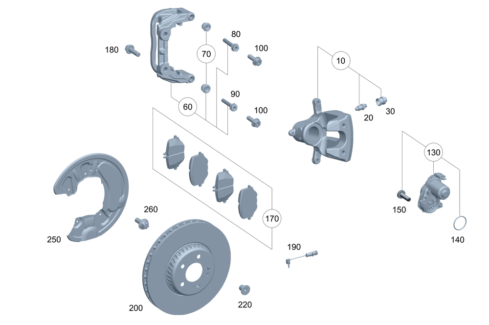 000-423-17-06 - Brake Carrier 2015-2026 Mercedes-Benz | Mercedes-Benz ...
