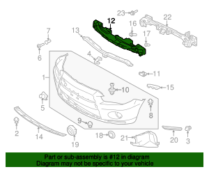 6400C443 - Absorber 2010-2013 Mitsubishi Outlander | Mitsubishi Direct ...