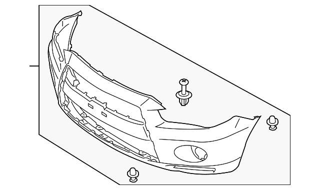 6400D099 - Bumper Cover 2010-2013 Mitsubishi Outlander | Mitsubishi ...