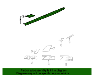 17802474 Protector Package - New OEM Part From GM Parts Direct | GM ...
