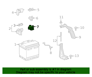 28859-25060 - Battery Current Sensor Bracket - 2021-2023 Toyota | OEM ...