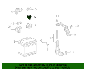 28850-K0010 - Battery Current Sensor 2021-2025 Toyota | AutoNation Parts
