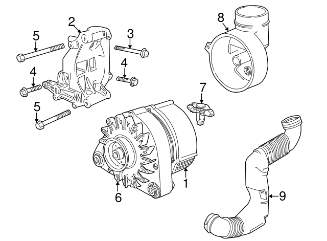 Genuine BMW 12-31-1-740-627 | Rear Duct | FREE Shipping on Most Orders ...